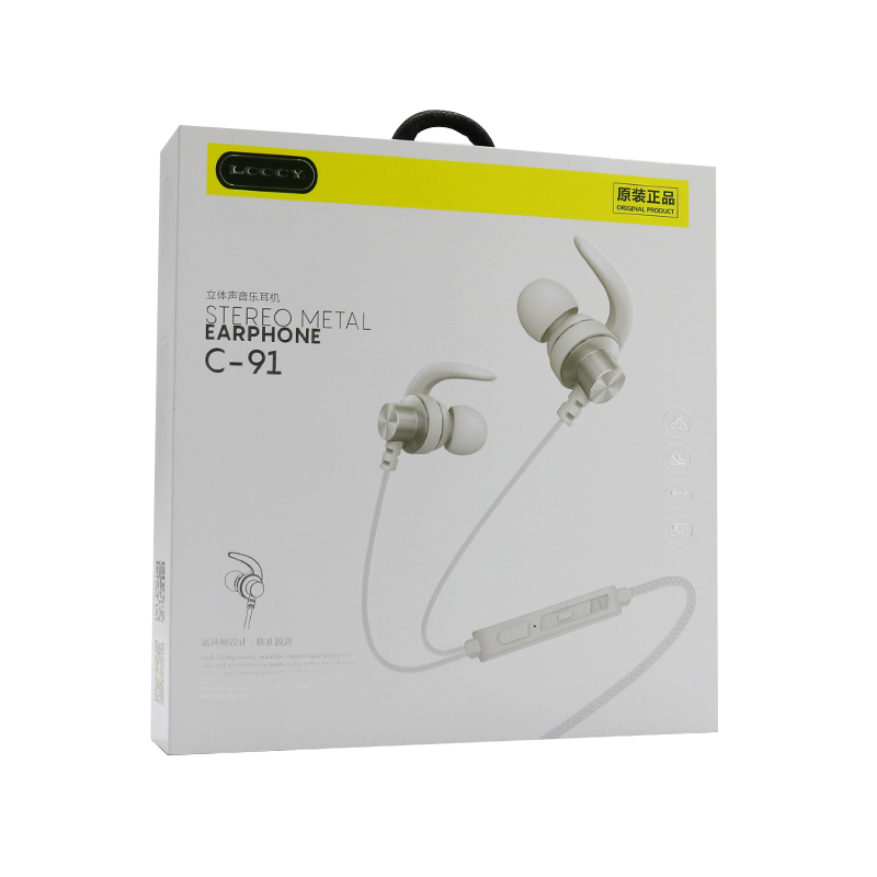 Slusalice LCCCY C-91 3.5mm bele - Mob-Shop