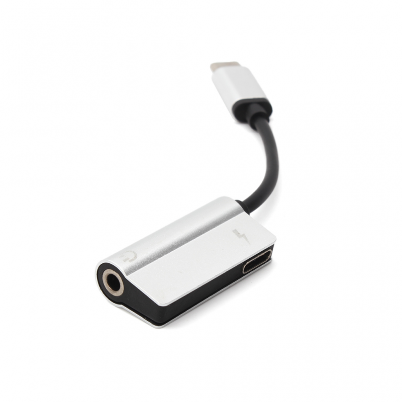 Adapter za slusalice i punjenje TY-6 Type C srebrni - Mob-Shop