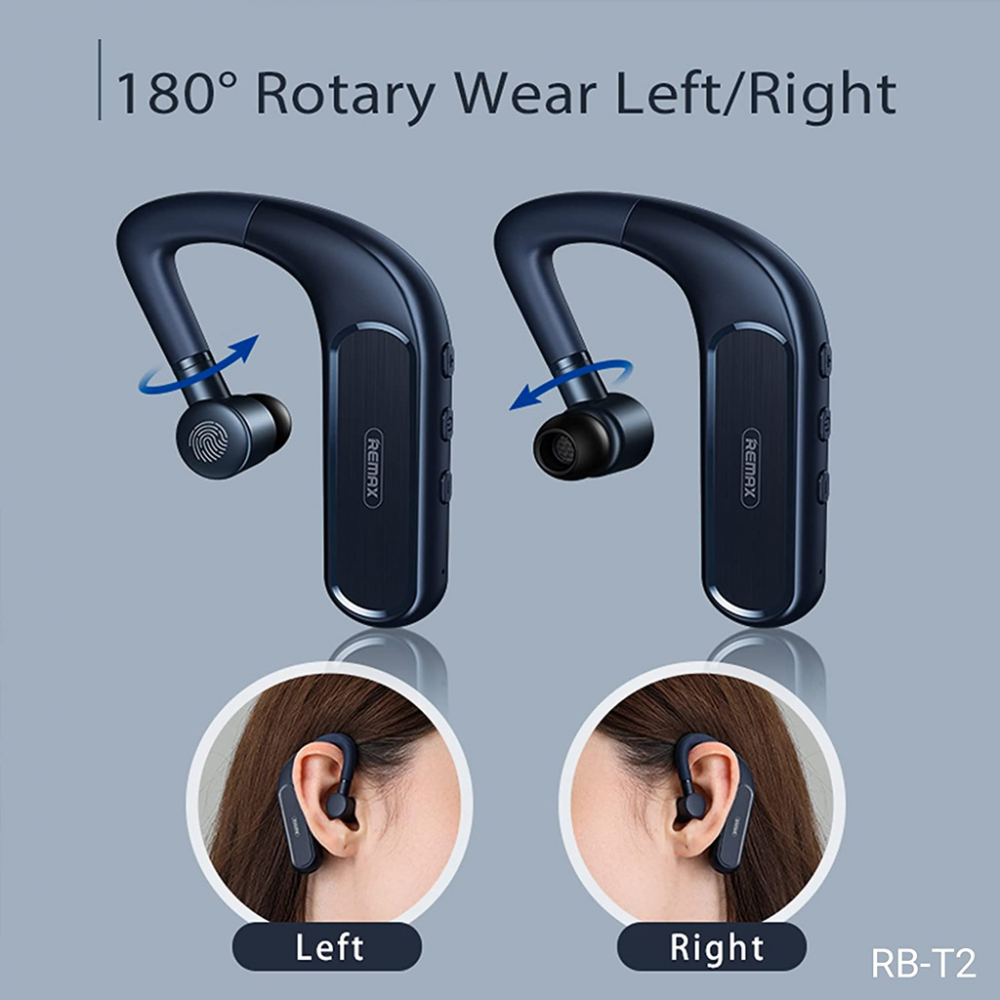 Bluetooth slusalice REMAX RB-T2 crne - Mob-Shop