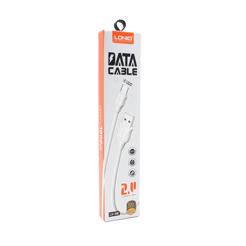 Data kabl LDNIO LS361 lightning crveni 1m - Mob-Shop