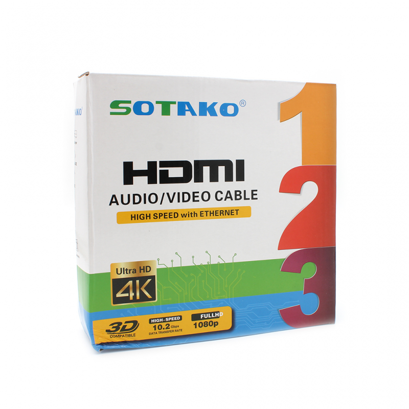 Kabal HDMI na HDMI SOTAKO 4K 15m - Mob-Shop