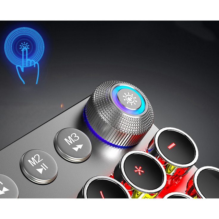 Tastatura Aula F2068 mehanicka retro crna - Mob-Shop