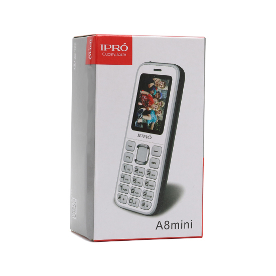 Mobilni telefon IPRO A8 mini 1.8" DS 32MB/32MB crno-crveni - Mob-Shop