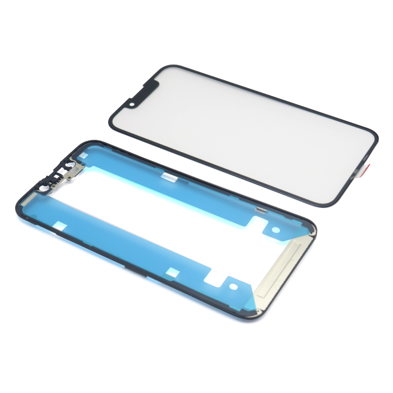 Staklo touch screen-a za Iphone 13 Mini + frame OCA stiker black - Mob-Shop