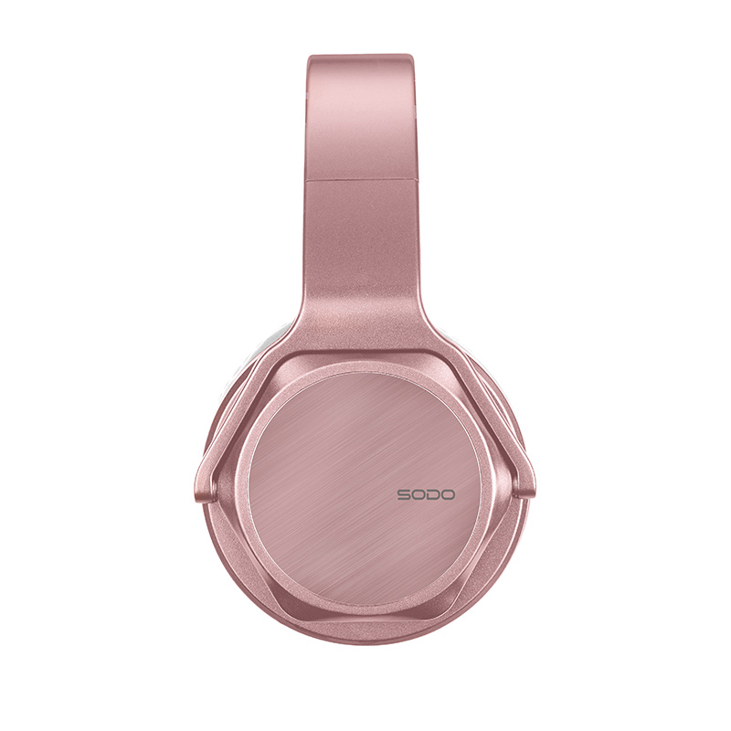 Bluetooth slusalice Sodo MH3 roze - Mob-Shop