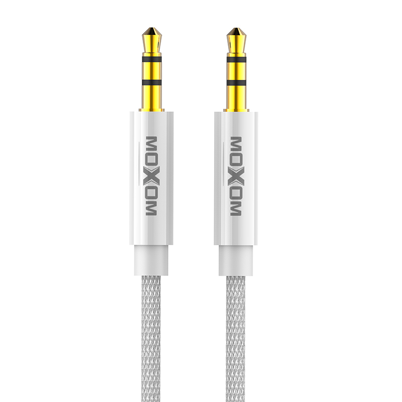 Audio AUX kabal Moxom MX-AX42 beli - Mob-Shop