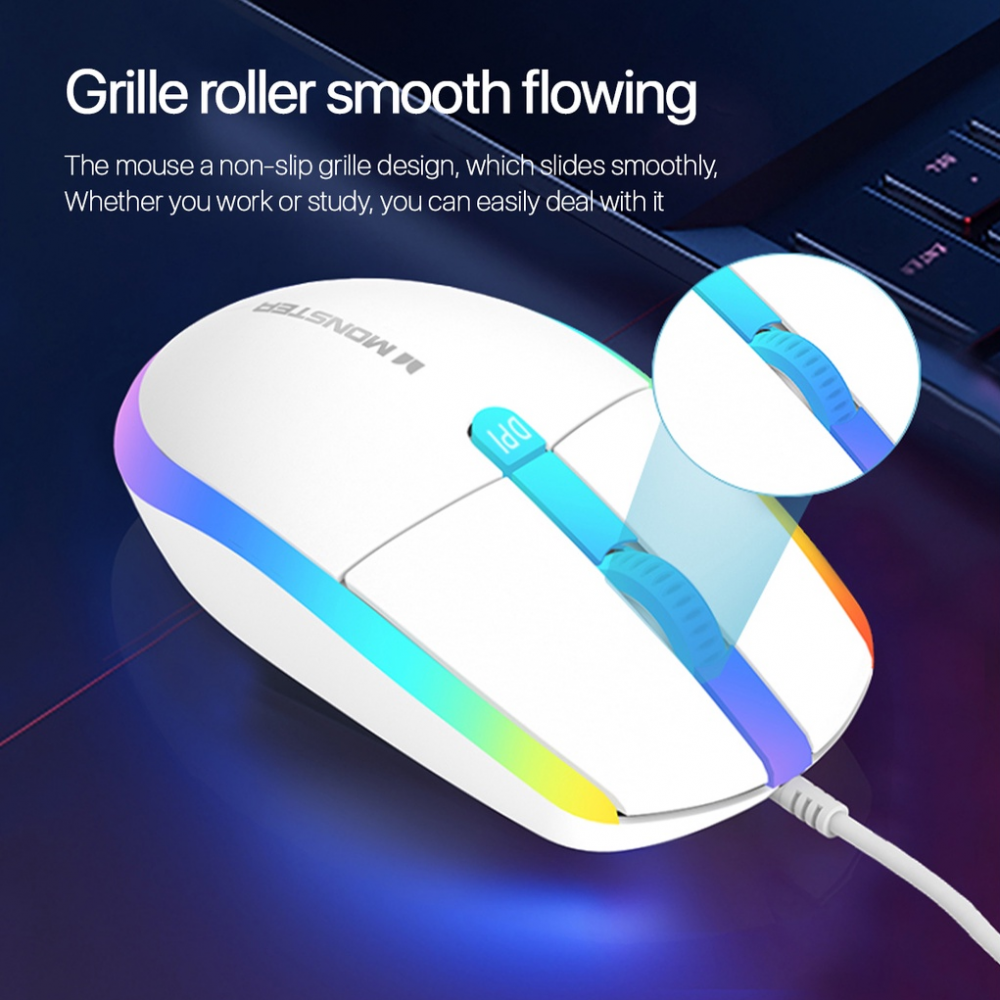 Combo mis i tastatura Monster KM1-PRO crni - Mob-Shop