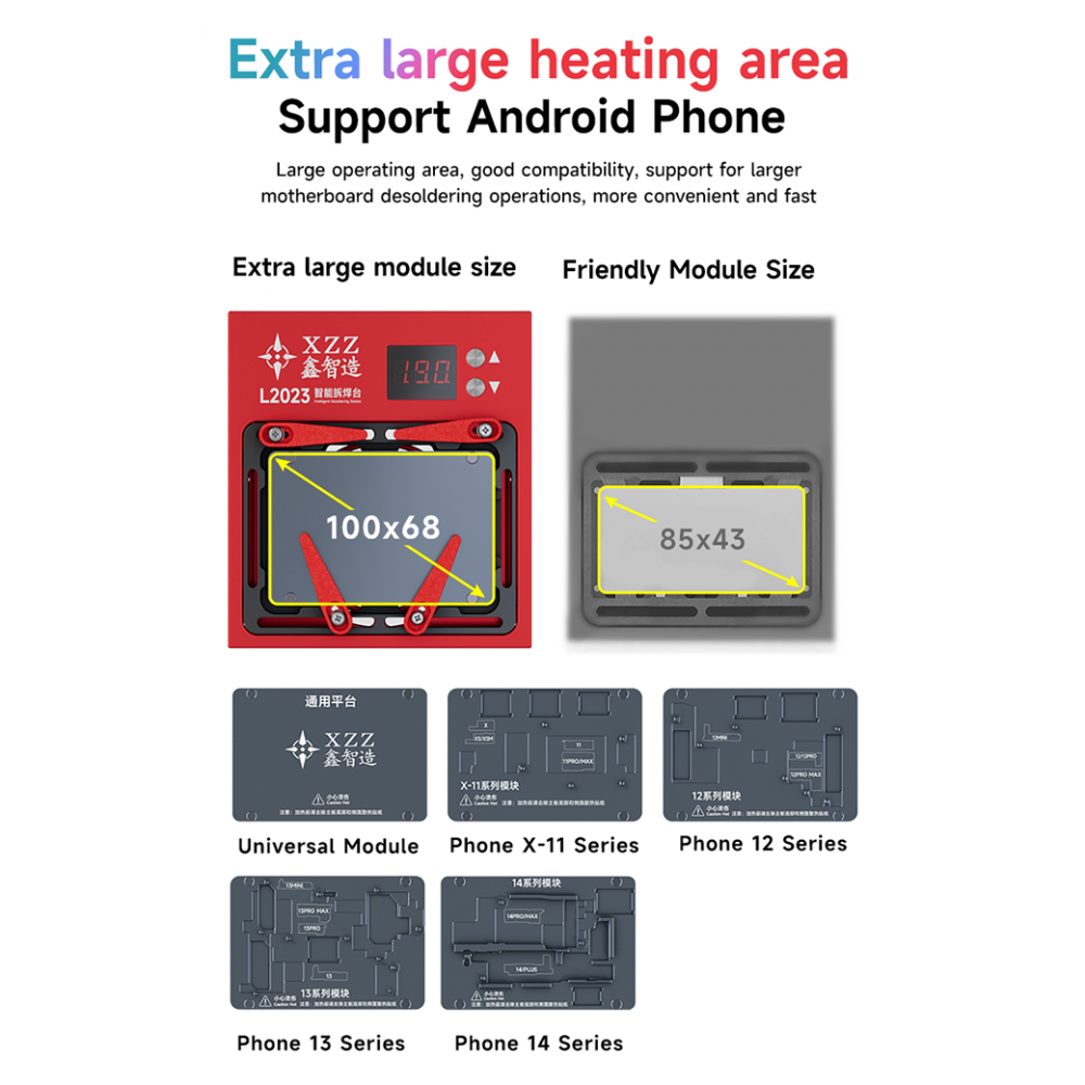 XZZ L2023 stanica za grejanje ploce za iPhone X-14Pro Max - Mob-Shop