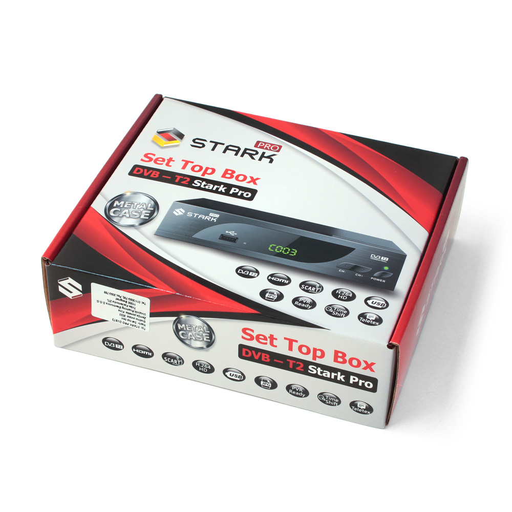 Set Top BOX STARK PRO DVB-T2 crni - Mob-Shop