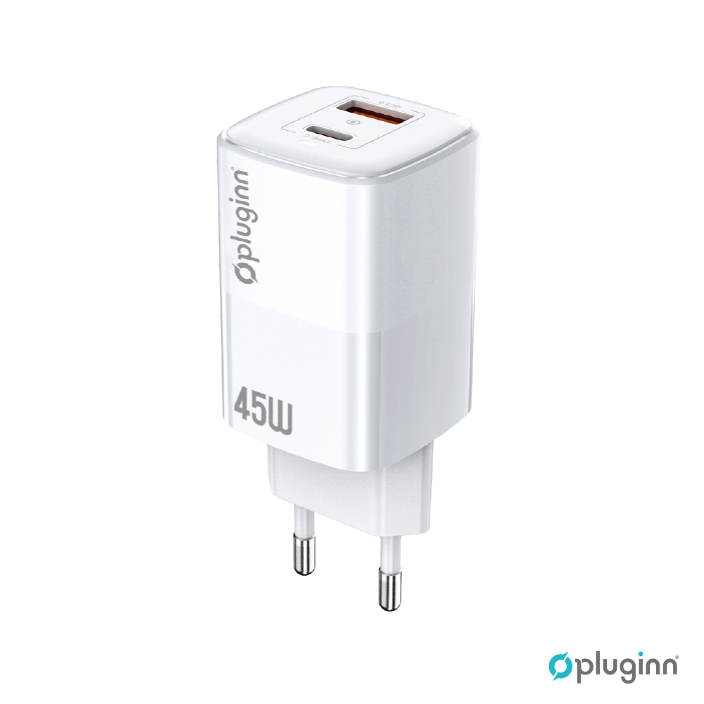 Kucni punjac Pluginn PI-D74-45w, GaN, QC3.0, PD3.0, PPS, USB 19W, PD ...