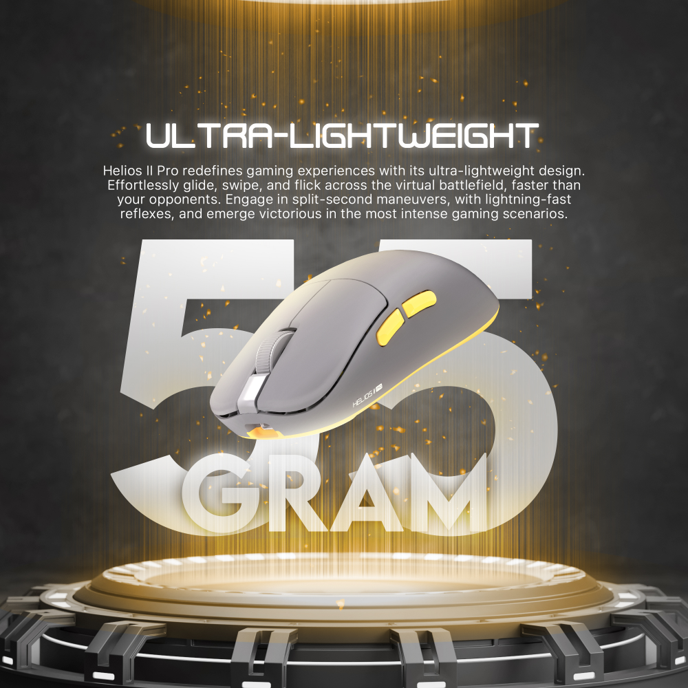 Mis Wireless Gaming Fantech XD3 (V3) PRO 4K Helios II sivi sa ACM03 (dongle) - Mob-Shop