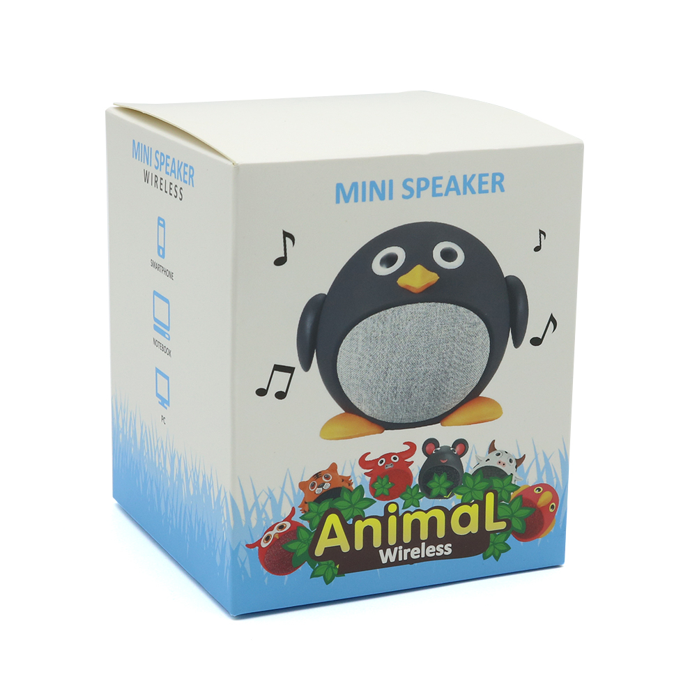 Zvucnik bluetooth TWS Pingvin crni - Mob-Shop