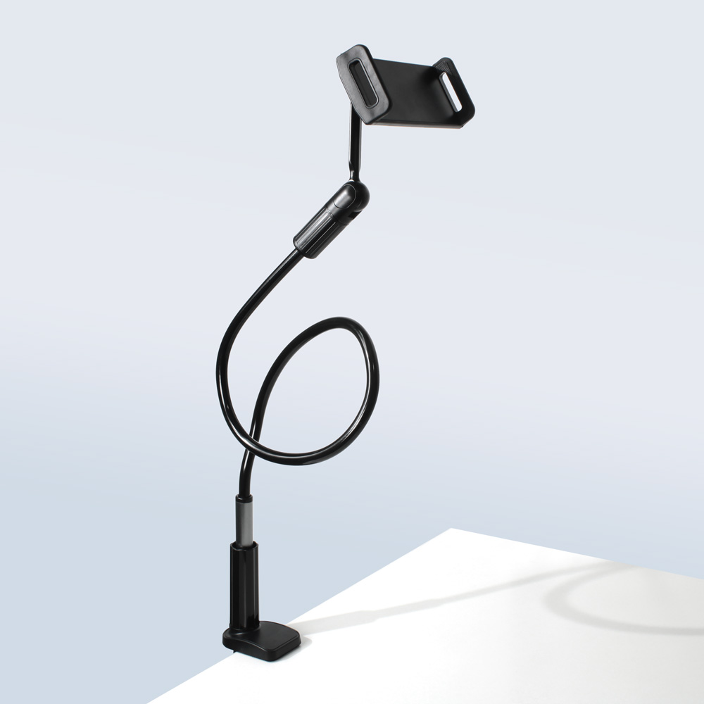 Fleksibilni desktop drzac za mobilni telefon/tablet tip1 crni - Mob-Shop