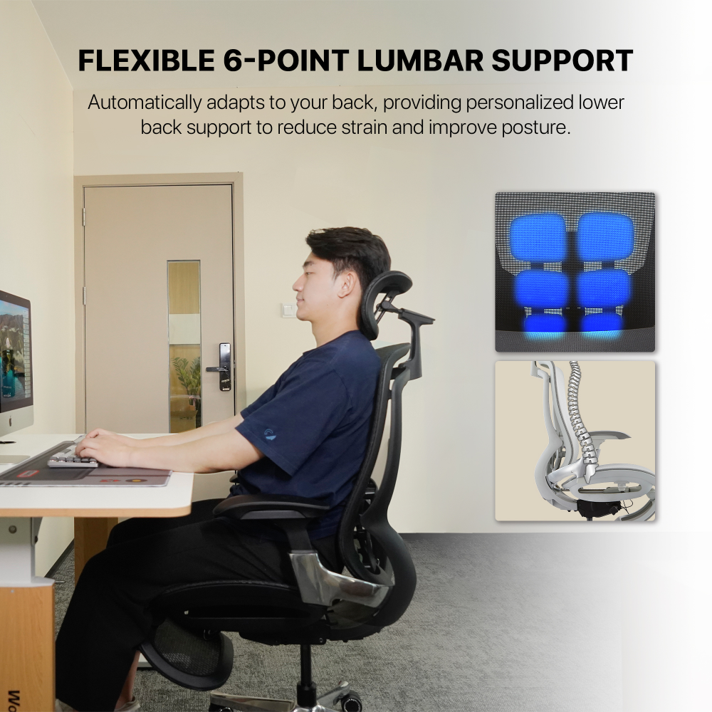 Stolica Office Fantech OC2 Ergonomska crna - Mob-Shop