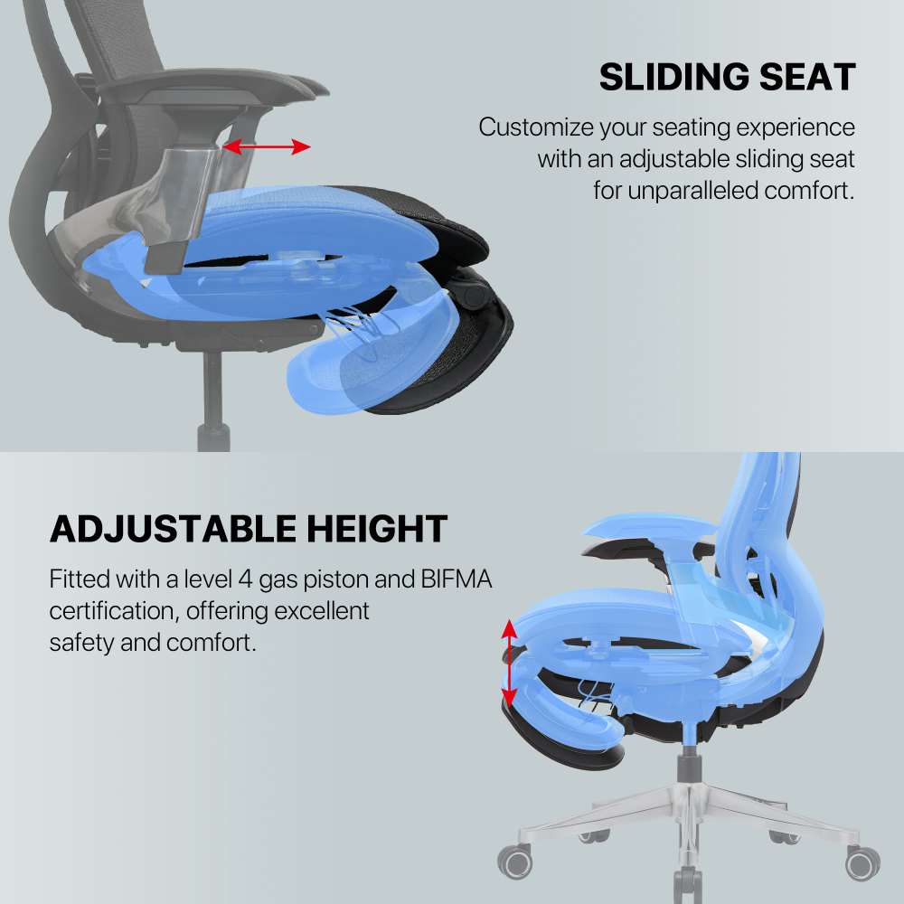 Stolica Office Fantech OC2 Ergonomska crna - Mob-Shop
