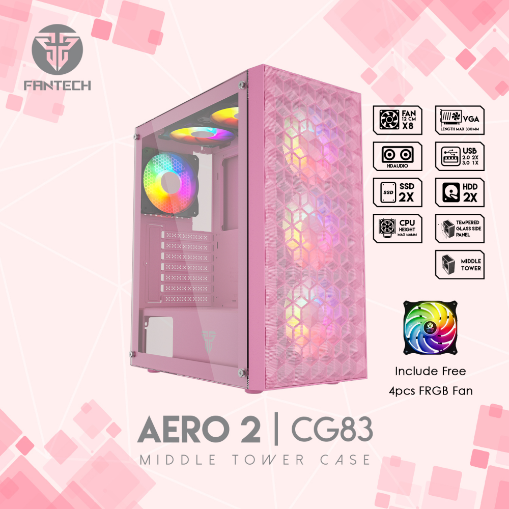 Kuciste Gaming Fantech CG83 Aero 2 Sakura - Mob-Shop