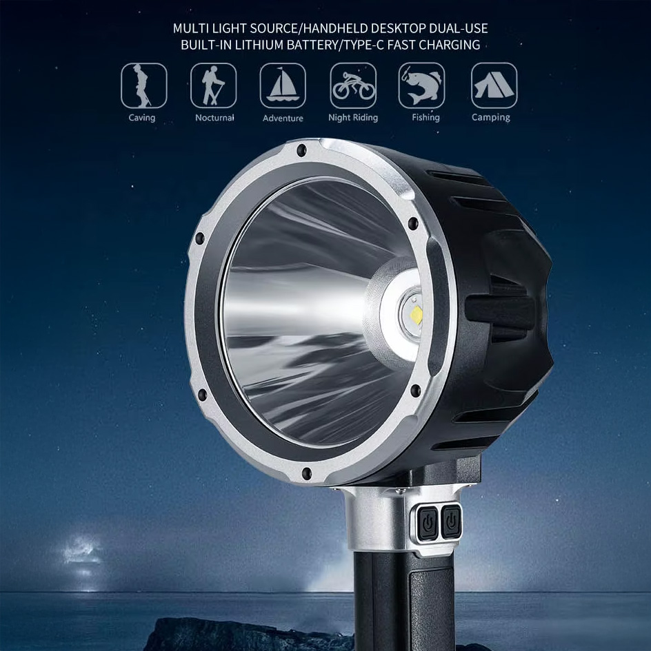 LED AKU Lampa JWD Searchlight srednja - Mob-Shop