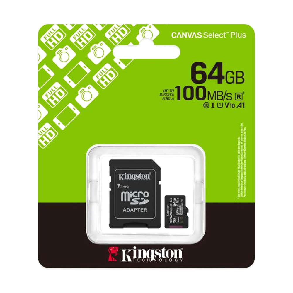 Memorijska kartica Kingston Select Plus Micro SD 64GB Class 10 UHS U1 ...