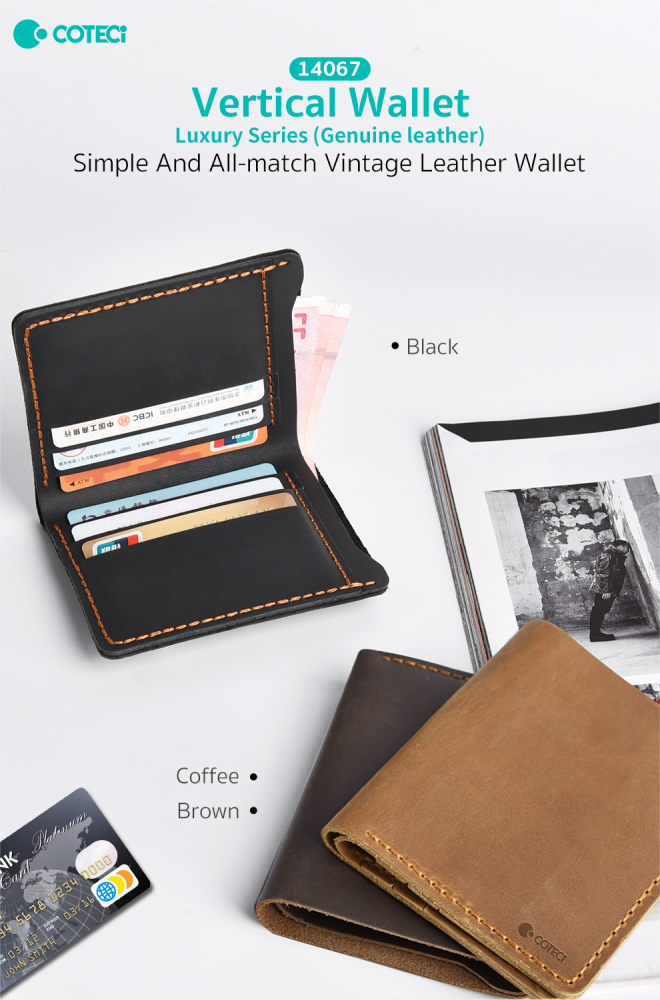 Novcanik Coteci 14067 crni - Mob-Shop