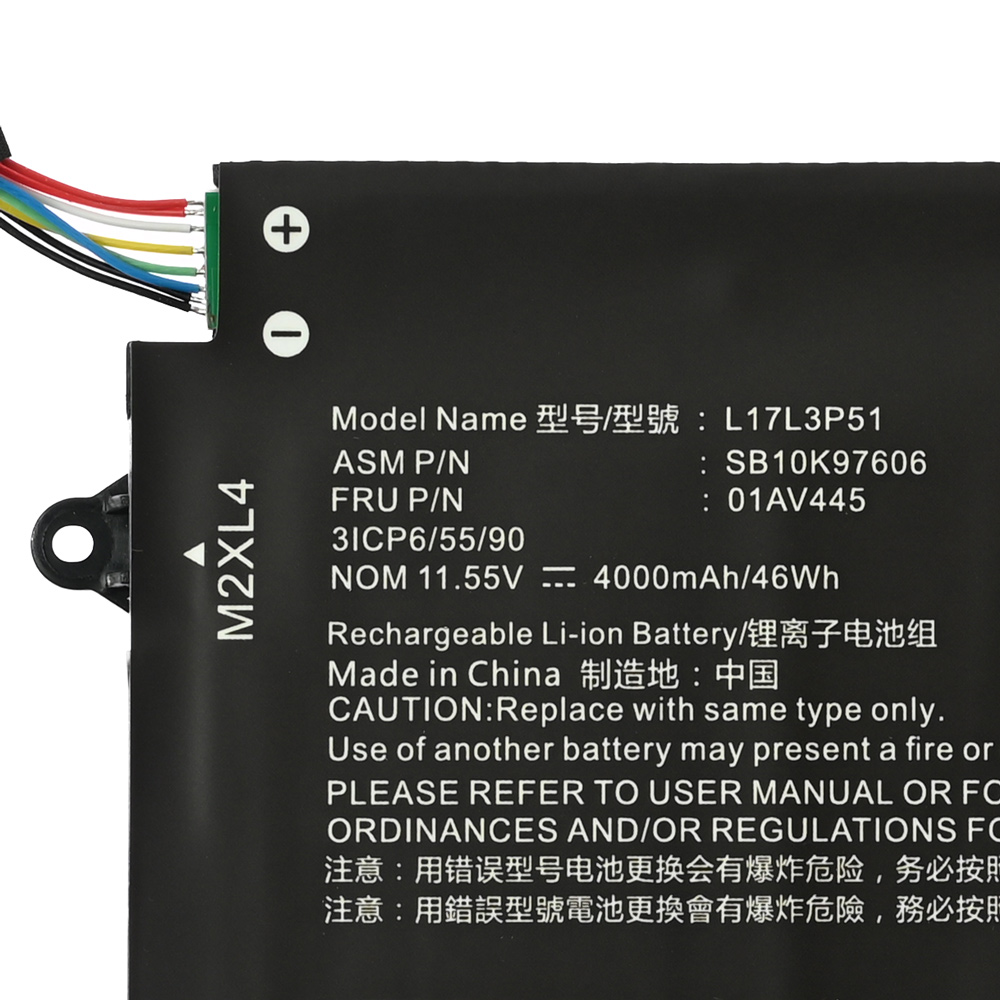 Baterija za laptop Lenovo Thinkpad E14 E15 E480 E490 E580 E590 L17C3P51 ...