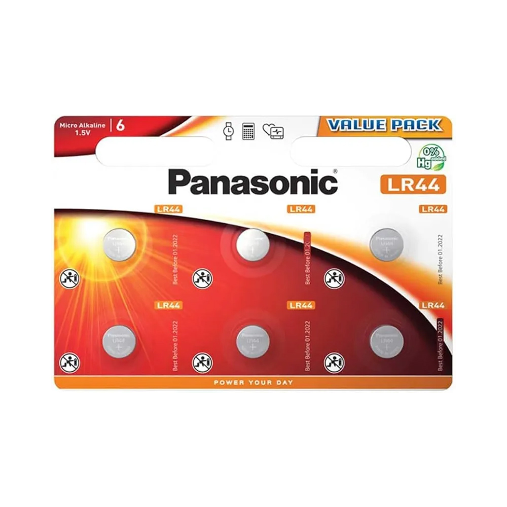Baterije Panasonic Litijum LR-44 EL/6bp - Mob-Shop