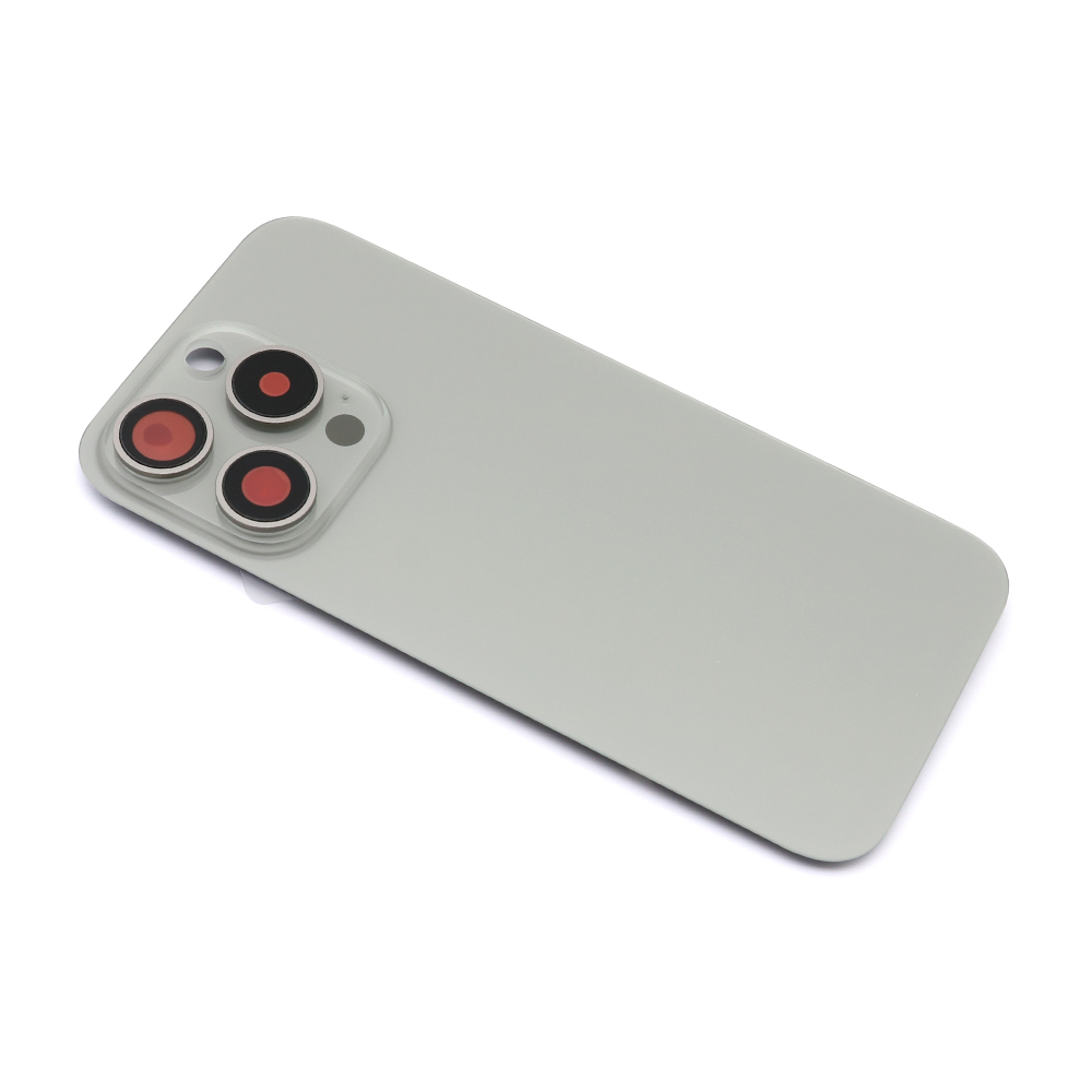 Poklopac baterije za Iphone 15 Pro Natural Titanium (NO LOGO) - Mob-Shop