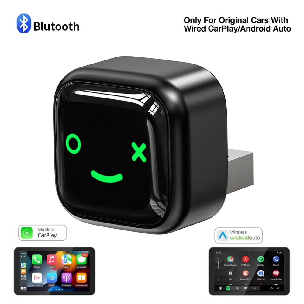 Carplay Wireless Adapter za auto M12 JWD LED - Mob-Shop
