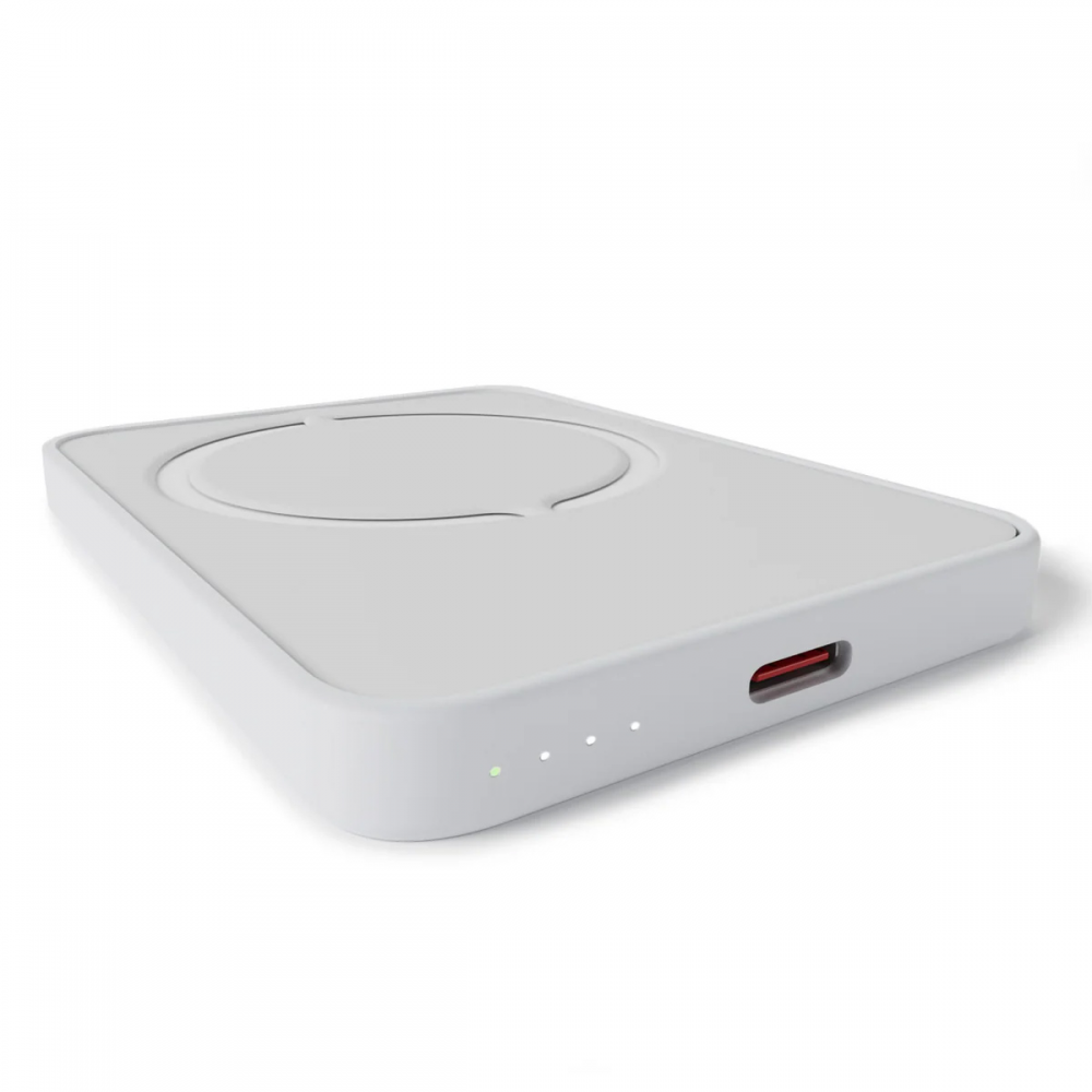 Power bank prenosiva baterija PURO Magsafe 4200mAh bela - Mob-Shop