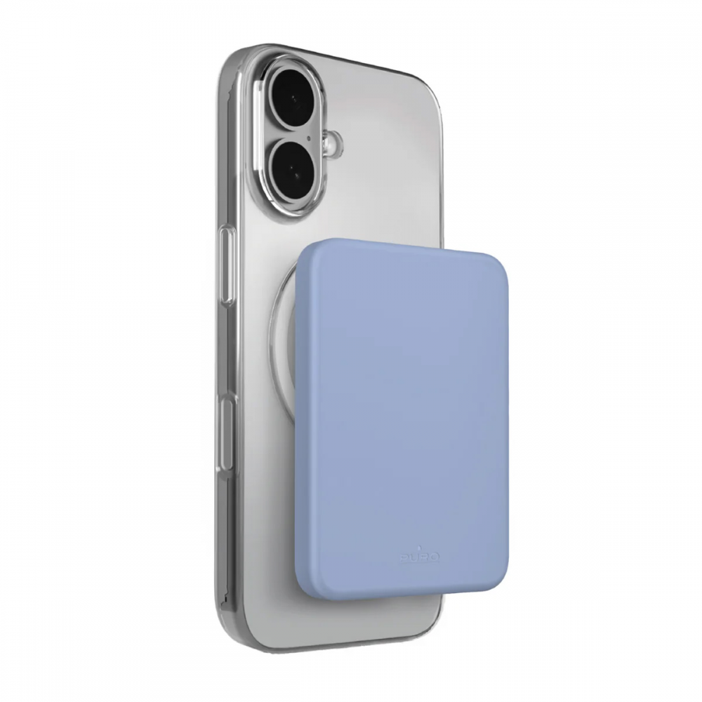 Power bank prenosiva baterija PURO Magsafe 4200mAh plava - Mob-Shop