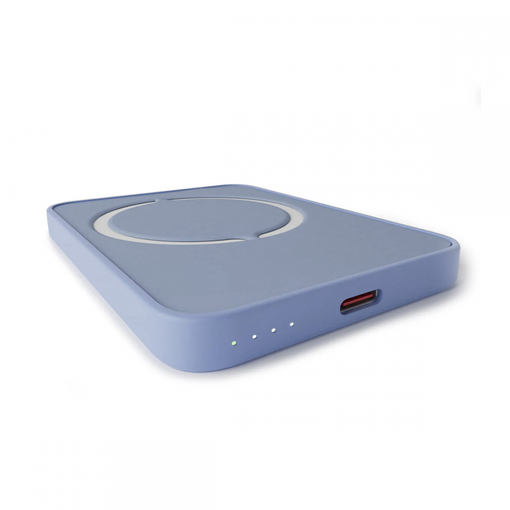 Power bank prenosiva baterija PURO Magsafe 4200mAh plava - Mob-Shop