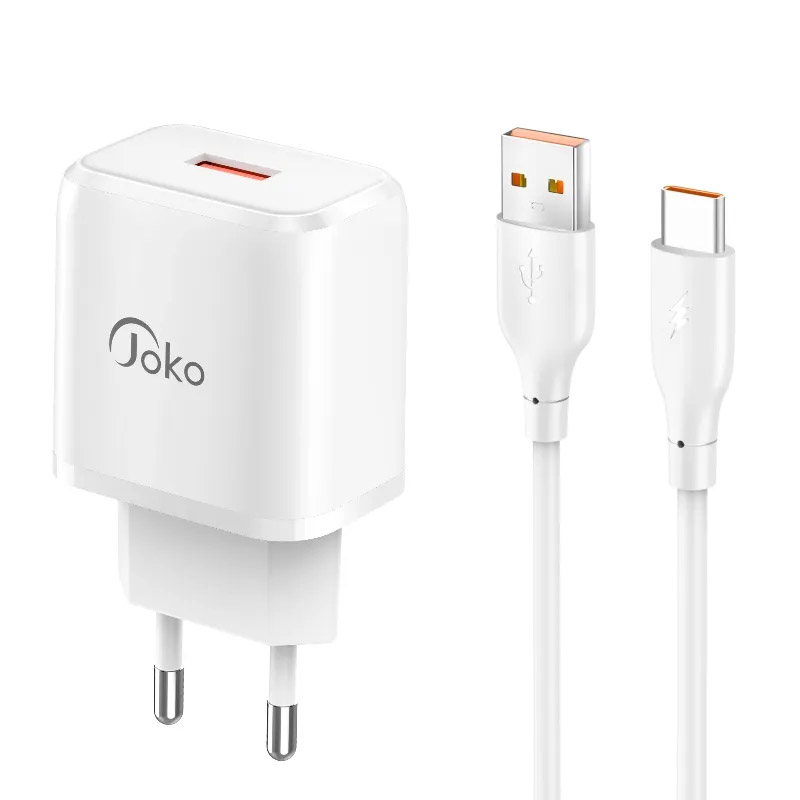 Kucni punjac KONFULON JK90 + DC65 PD20W sa kablom USB na Type C beli ...